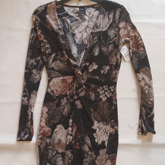 privy | Dresses | Nwt Sparkley Low Cut Dress Szsm | Poshmark
